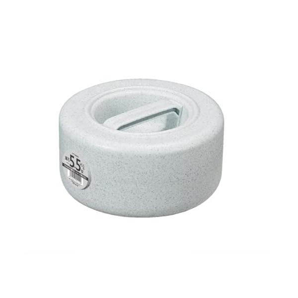 5.5kgマルチ/5.5kg/SIK11109・Size:5.5kg・パッケージ個数:1・商品サイズ（約）：外径205x高さ100mm商品重量（約）：5.5ｋｇ・外枠：ポリエチレン樹脂中身：コンクリート塊