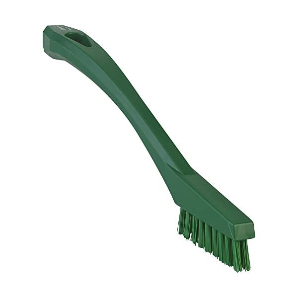 ・グリーン 全長20cm 44012・・Color:グリーン・縦×横(mm):22×53・全長(mm):200・色:緑・材質:ポリプロピレン・機械の狭い隙間や溝、 手の届きにくい箇所の清掃に適している。