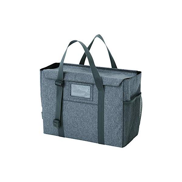 オフィスキャリングトートグレー/W350×D150×H260mm/NOP-T01GY・Color:グレーStyle:オフィスキャリングトート・パッケージ個数:1・社内移動用トートバッグ・ファイルや事務用品をまとめて収納でき、そのまま持ち運び...