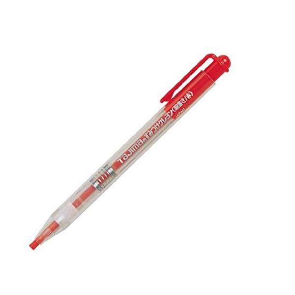 ・赤  SKH-RED・・Color:赤・仕様:油性・芯の太さ:4mm・芯の材質:赤色顔料・濡れた面にも筆記できる・クレヨンタイプで削り不要