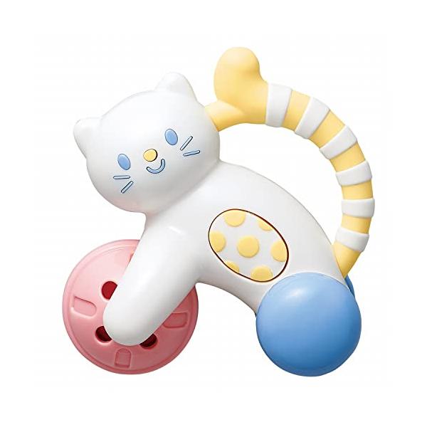 ころころニャンころころニャン/ワンサイズ/-・Color:ころころニャン・丸洗いできる 音の鳴るがらがら転がすとリンリンと音の鳴る猫型のがらがらです。がらがらは意外と洗えないものが多い…というママの悩みを解決しました 丸洗いできるからいつも...