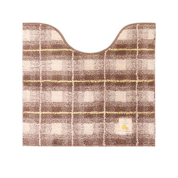 ・ブラウン 約55cm×60cm 4548622252620・・Color:ブラウンPatternName:a. トイレマット・サイズ：約55cm×60cm（マットの高さ 約12mm）・首下： 約41cm・素材：アクリル100％（裏面 すべ...