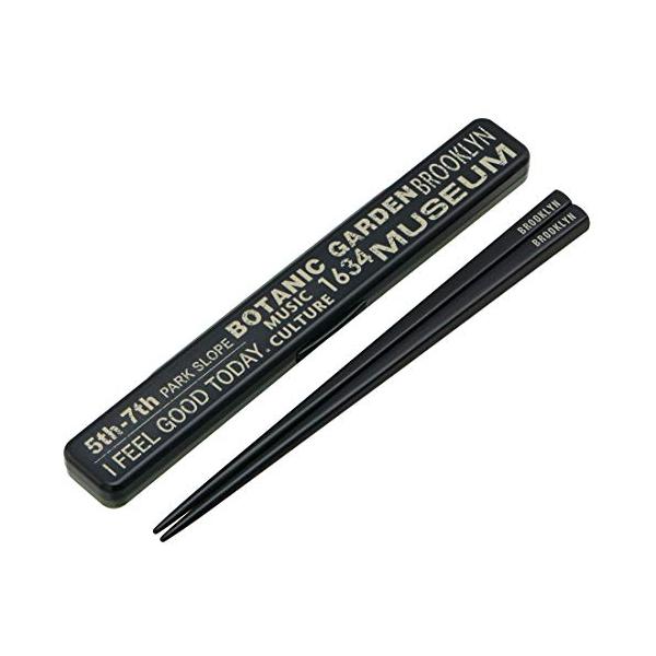 ・ブルックリン 箸=長さ19.5cm 箸箱=幅20.4×奥行3.2×高さ1.4cm ABC4AG-A・サイズ:箸=長さ19.5cm 箸箱=幅20.4×奥行3.2×高さ1.4cm・素材・材質:箸・本体＝ABS樹脂 クッション材＝シリコーン・生...