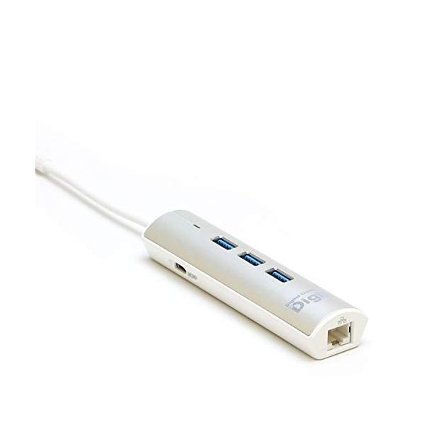 シルバー/-/PUD-PDC3LSVA・Color:シルバー・パッケージ個数:1・PCインターフェイス : USB3.1 Type-C(オス)・有線LANコネクター : RJ45×1・対応規格 : 10BASE-T/100BASE-TX/1...