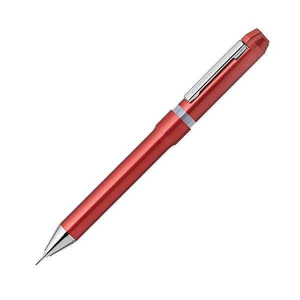 ・レッド  SBS35-R・・Color:レッド・シャーボNu使いやすさを追求した回転式多機能ペン・特長なめらかで書きやすい・特長使用中の機能が分かりやすい・特長シャープ芯を補充しやすい・軸色の種類芯径0.5（5種類）芯径0.7（5種類）