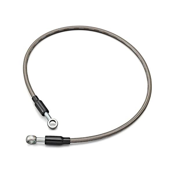 ブラック/750mm/60593・PatternName:90°ひねりSize:750mm・パッケージ個数:1・用途純正ブレーキホース製造メーカーでもあるNICHIRIN(ニチリン)製バイク用ステンレスメッシュブレーキ/クラッチホース。・仕...