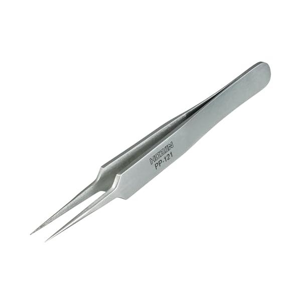 先細-/先細/PP-121・Style:先細・パッケージ個数:1・64チタン合金ELI材を使用した高強度高機能ピンセット。・完全非磁性。強磁界環境下でも磁界の影響を受けにくく、極めて磁化しにくい素材を採用しています。磁気を嫌う精密機器の作業...