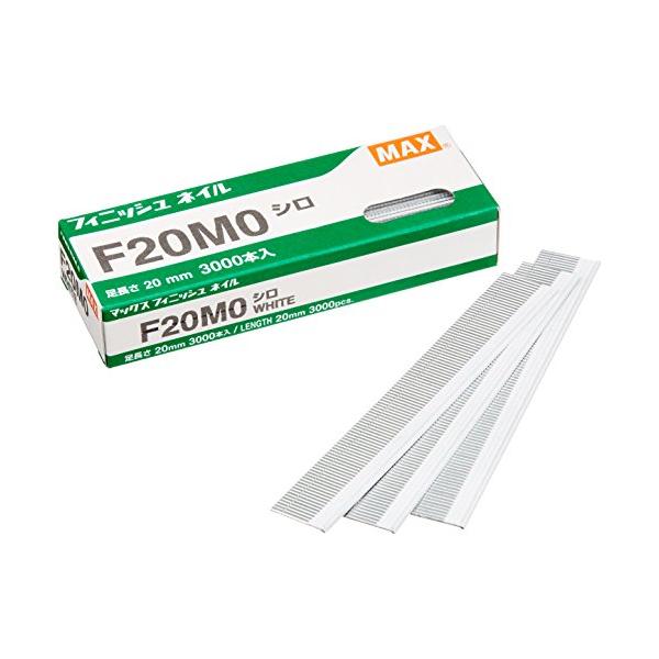 Mo 白/-/F20M0シロ・パッケージ個数:1・長さ:20mm・頭径:1.9mmX1.26mm・材質:鉄・用途:建築内装・家具木工用