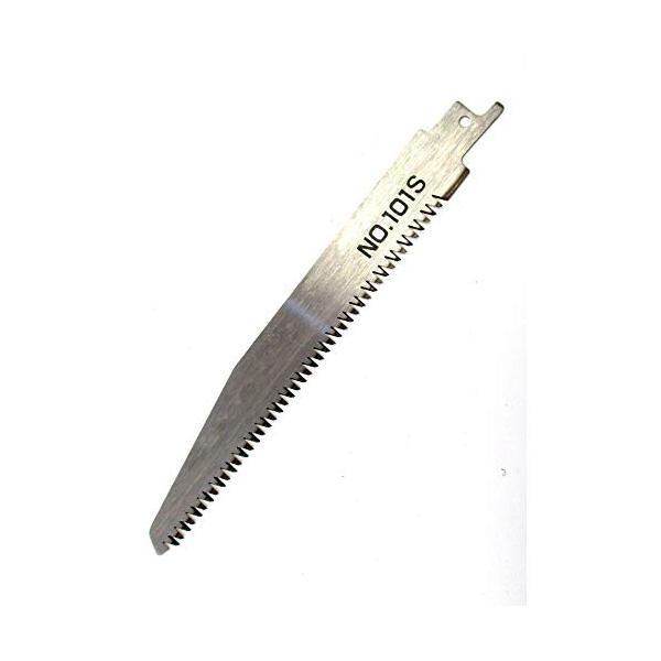 インダストリアル-/-/No.101S・パッケージ個数:1・用途:新興電気ノコギリACES-280用の替ブレード・切断対象:木材、植木の剪定、合成樹脂の切断・有効長:135mm・山数:9・入数:1