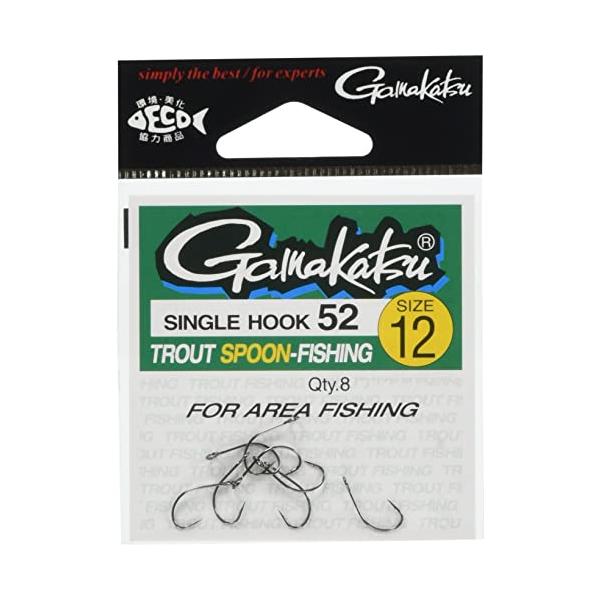 シングルフック・NSブラック 12号 ・主な対応魚種:全魚種対応・サイズ:12号・入り数:8本・カラー:NSブラック