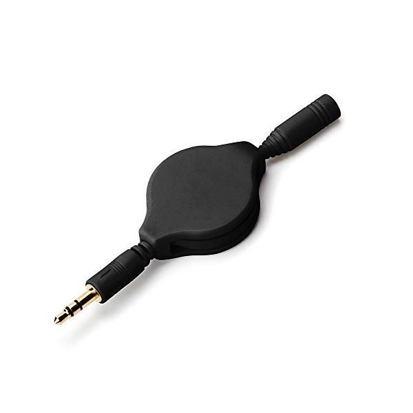 ブラック/-/PG-EXR10BK・パッケージ個数:1・3.5mm ステレオミニプラグ対応・信号劣化を防止する金メッキ端子を使用
