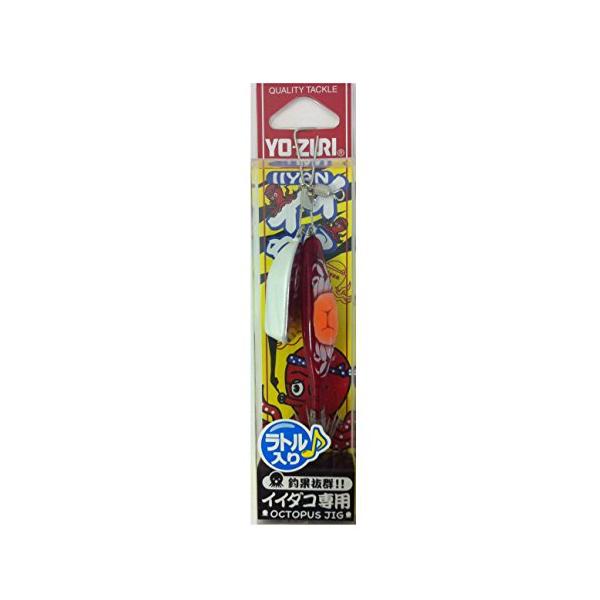 スケルトン赤ガニ/-/E1355-SRKI・Color:スケルトン赤ガニ・パッケージ個数:1・イイやんラトル 鉛付■重量：23g/シンカー6号(23g)●イイダコ専用スッテ●ボディにラトルを内蔵。遠くのタコにも大好物のカニマーク付き●キャス...