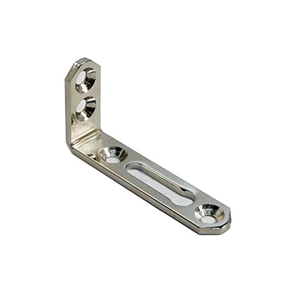 L型 IL703S・ニッケルめっき L型 IL703S 65880・・Color:ニッケルめっきStyle:L型 IL703S・ビスでもボルトでも留め付けできるピッタリな金物・先端がはみだしにくいデザイン性のあるV字カット加工。・コーススレ...