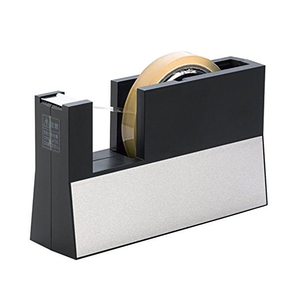 単品テープカッター台黒/大巻/5.1cm×11.3cm/TC-CB6・Color:黒/大巻Style:単品テープカッター台・パッケージ個数:1・サイズ51mm×181mm×113mm・使用可能テープ幅18mm以下、外径105mmまで。OPP...