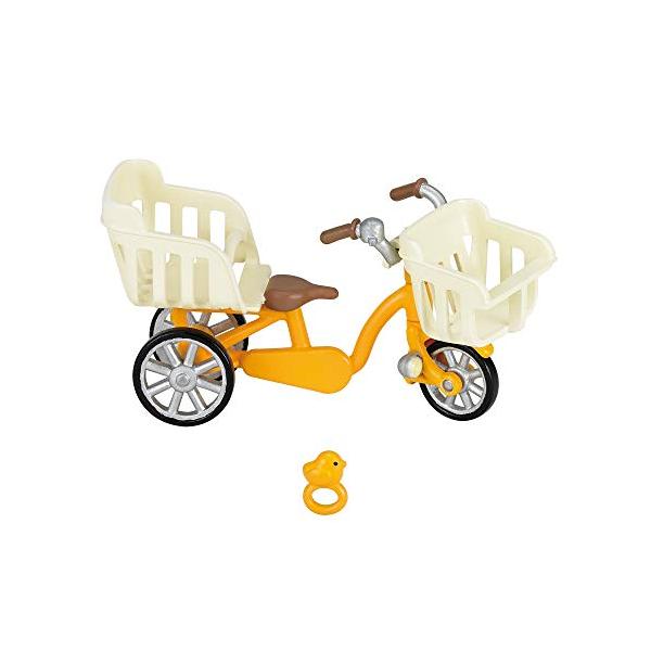 のりもの・三人乗り自転車 ワンサイズ カ-625・・Color:三人乗り自転車・(C)EPOCH・本体サイズ:11×5.9×3.5cm・製造国:中国・対象年齢:3才以上・子ども用の二段ベッドのセットです。色違いの布団セットが二組付属しています。