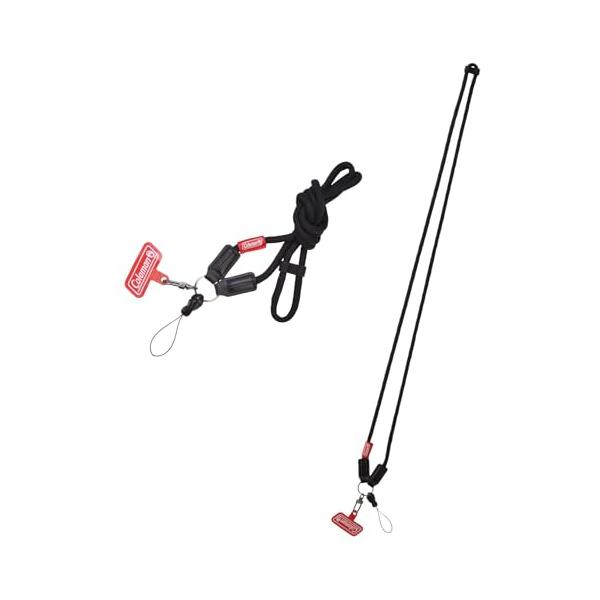 ブラック/-/VCO-8527・Color:ブラック・パッケージ個数:1・アウトドアブランド コールマン ライセンスモデル スマホショルダー対応ロープタイプ ストラップ「COLEMAN」は、1901年米国カンザス州ウイチタにて創業した老舗ア...