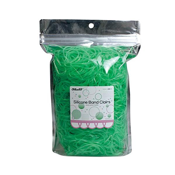 ・ライトグリーン ( 黄緑色 ) 300g入り徳用袋 GGS-300-LG・・Color:ライトグリーン ( 黄緑色 )・輪ゴムサイズ #16 : 内径約38 / 折径約60 / 切幅約1.1 / 厚さ約1.1 mm・一般的な標準サイズの＃...