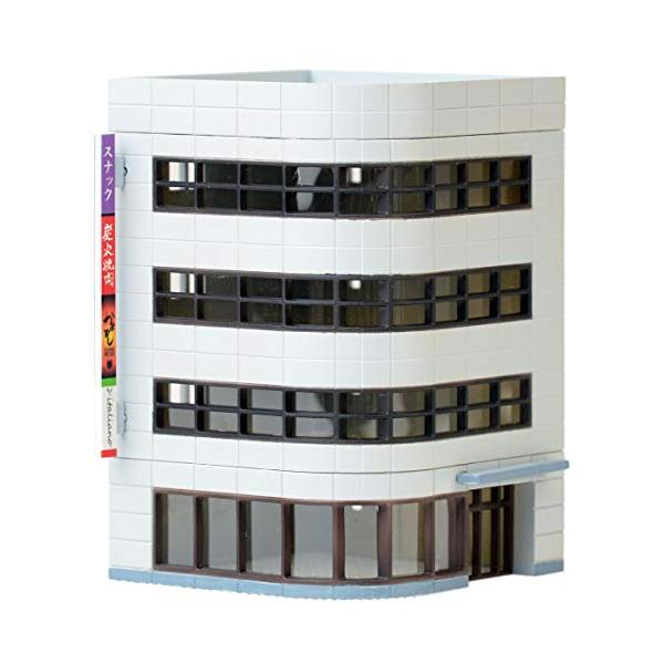 modern-/W6×D6×H9cm/293798・パッケージ個数:1・都心部ジオラマに必須の角ビルがリニューアル・塗装済みのパーツで簡単に組み立てられる1/150スケールストラクチャー模型。細部の造作や雰囲気のある汚し塗装まで施された壁や...