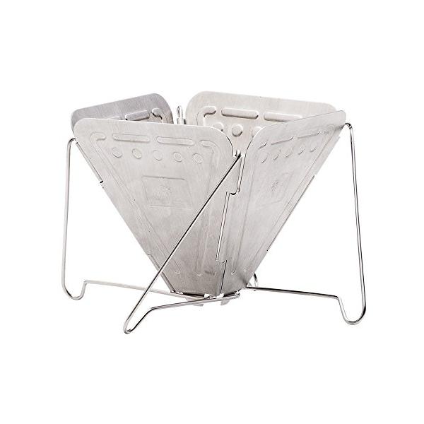 折り畳み・マルチ  CS-113・・PatternName:単品・材質:ステンレス(SUS304)・サイズ:使用時/104(W)×104(D)×96(H)mm、収納時/170(W)×140(D)×14(H)mm・重量:140g・色:マルチ・...