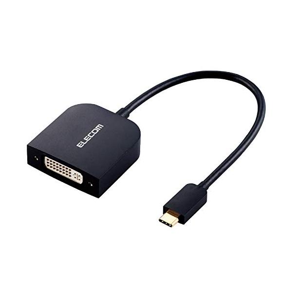 USB-C - DVI・ブラック  AD-CDVIBK・・Style:USB-C - DVI・USB Type-C(TM)端子を搭載した機器の映像信号を変換し、DVI(DVI-D 24pin)入力端子を搭載したディスプレイ・テレビ・プロジェ...