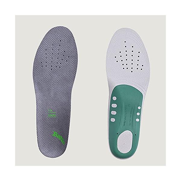 インソール・グレー M(25.0-26.5cm) BNS00403・・Size:M(25.0-26.5cm)・サイズ：M（25.0〜26.5cm）・厚み（つま先部分）：約3.5mm・重量：約45g・カラー表面：グレー・素材：ベース素材/EV...