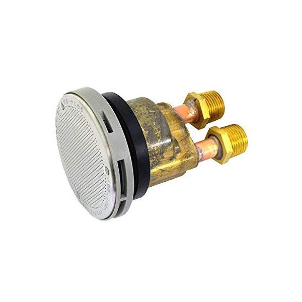 -/-/BAL-4PTS・PatternName:BAL-4PTS・パッケージ個数:1・フロアダプター 無極性 1/2外ねじ・浴槽厚み:15mm以内・ねじ接続のためあらゆる配管材に対応可能です。