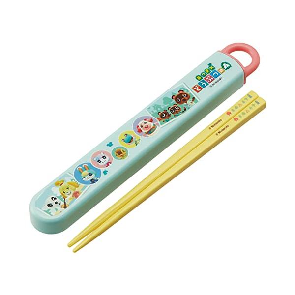 ・どうぶつの森  ABS2AMAG-A・サイズ:箸=長さ16.5cm 箸箱=幅19.5×奥行2.7×高さ1.5cm/生産国:日本・セット内容・付属品:箸+箸箱/素材・材質:フタ・ハシ=AS樹脂 本体=ポリプロピレン・銀イオンAG+抗菌剤配合...