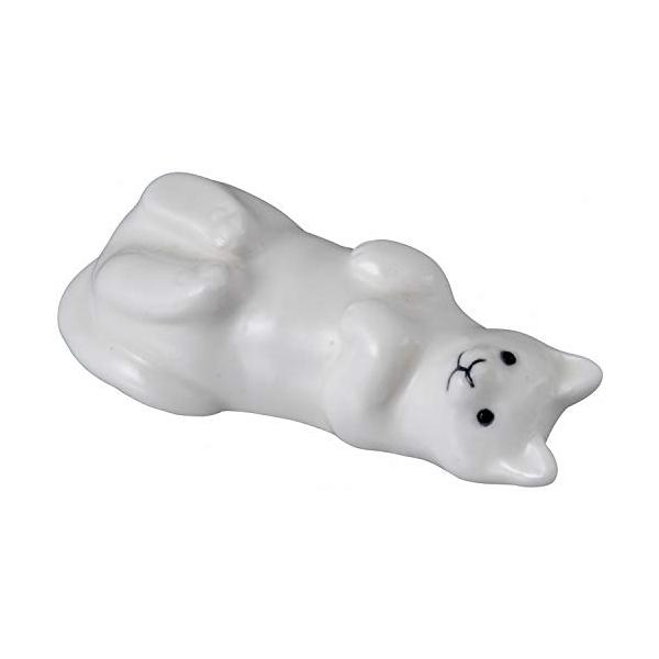 03.箸置き・ネコ  SAN3399-3・・Color:ネコPatternName:03.箸置き・商品サイズ:約5×3×3.2cm・商品重量:0.02kg・素材:磁器