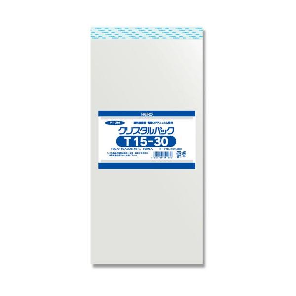 透明/T15-30/006744600・Size:T15-30PatternName:単品・パッケージ個数:1・1枚サイズ:巾150×高300×テープ部分40mm・商品特徴:封のできるテープ付き。帯電防止加工。・内容量:100枚入・素材:オ...