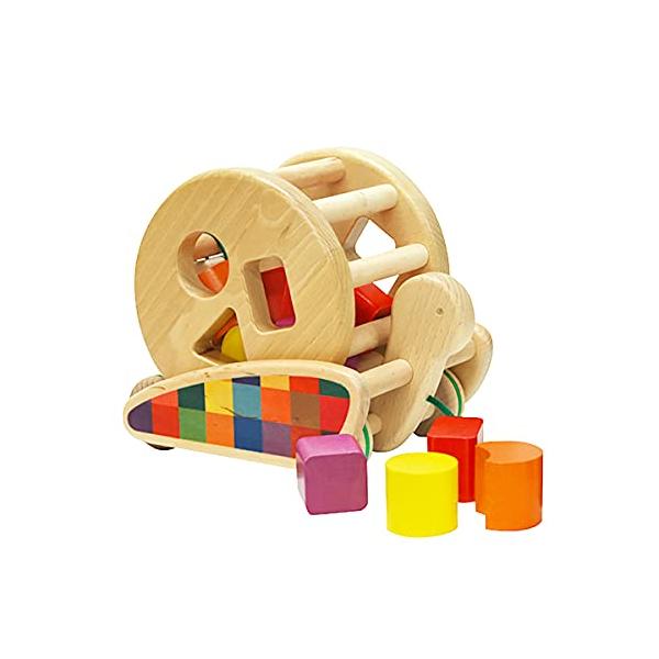 カラフルプルトーイ/フリー/BAJ37840・Color:カラフルプルトーイ・「かたち合わせ」と「プルトーイ」がひとつに。歩きはじめから遊べます。・プルトーイ：ハイハイがはじまる頃には大人がひっぱるプルトーイをおいかけて、歩けるようになった...