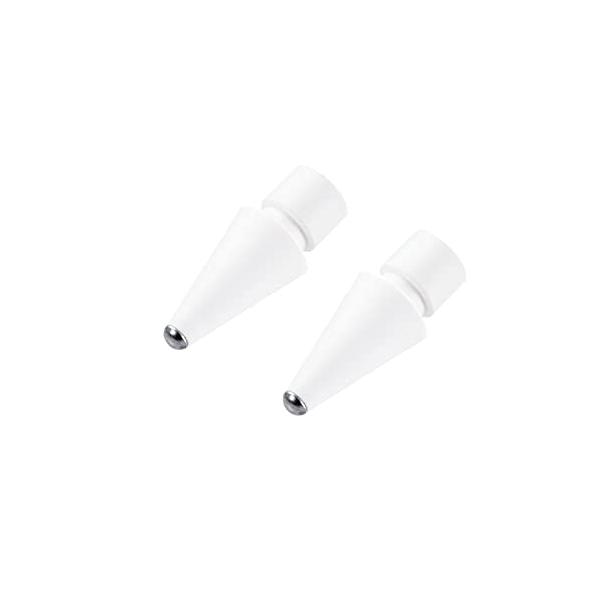 標準形状・ホワイト  P-TIPAP03・・Style:標準形状・摩耗しにくい金属製で、Apple Pencilに近い形状の交換用ペン先です。・ペン先は摩耗しにくい高感度の銅製素材を採用しています。・Apple Pencil (第1世代)、...