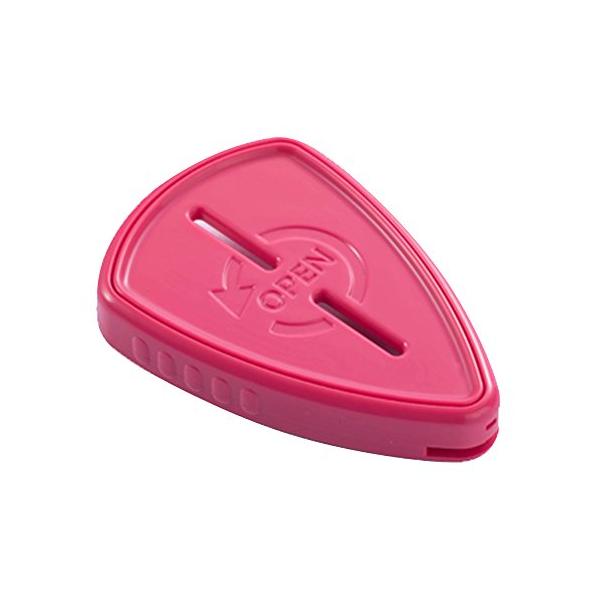 ・ピンク 6.0×8.7×1.5cm RD-11・サイズ:6x1.5x8.7・素材:ABS樹脂 ステンレス・生産国:日本・ゼリー飲料、栄養ドリンク、ペットボトルなど小さなキャップも金属の滑り止めがしっかりつかんで開けやすくなるオープンナー・...