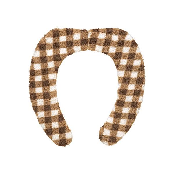 カジュアルブラウン(チェック)/9.5×41.5×1cm/BB-496・Color:ブラウン(チェック)・パッケージ個数:1・サイズ:9.5×41.5×1cm・便座にのせるだけ、取りつけ簡単な「ぴたQ」シリーズ。面倒な取り替えの手間がかから...