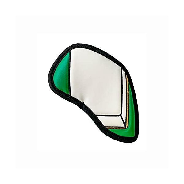 白/-/-・サイズ：フリー（幅広ソールのヘッドにも対応）・素材：表/PU、裏/ネオプレーン（伸縮可能なスウェット地）・中国製