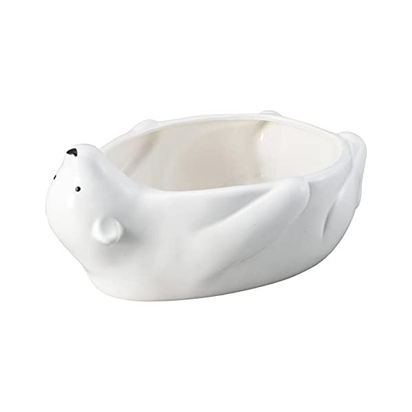 しろくまボウル M・ホワイト  SAN3644・・Style:しろくまボウル M・商品サイズ:約17.5×24.8×11.2cm・商品重量:0.5kg・容量:約1.4L・素材:磁器