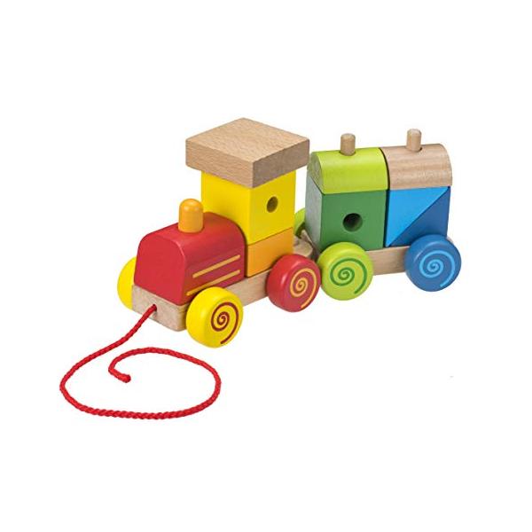 -/ワンサイズ/K-10・型番:K-10・対象年齢:3才以上・かわいいコンパクトサイズのプルトーイです。・汽車を引いて歩くことで、あんよのトレーニングになります。・ブロックを組み合わせたり、汽笛を鳴らしたりして遊び方は様々です。