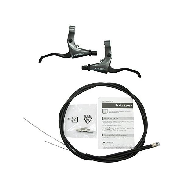 左右レバーセット・ブラック  BLR2000PA・・Style:左右レバーセット・シマノパート:EBLR2000PA・レバータイプ:フラットハンドルバー対応・サイズ: 2.5フィンガー・セット内容:左右セット、ブレーキケーブル付・対応ブレー...