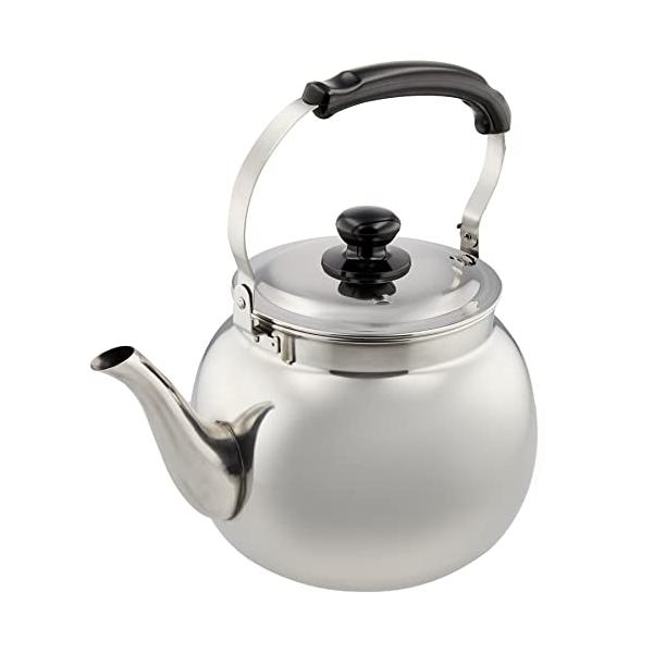 モダンシルバー/6 L/ND-5376・Size:6 L・パッケージ個数:1・サイズ:全長31.5×全高31.5cm(深さ16.9cm)・本体重量:0.86kg・材質:本体/18-8ステンレス鋼(板厚0.5mm)、蓋/ステンレス鋼、ハンドル...