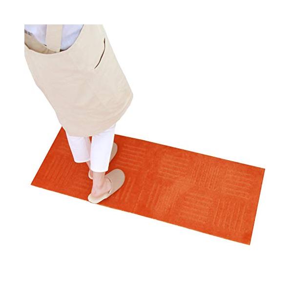 2枚・オレンジ 約45cm×60ｖｍ 4548622739893・・Style:2枚Size:約45cm×60ｖｍColor:オレンジ・本体サイズ:約45×60×1cm(1枚あたり)・素材・材質:ポリエステル100%、(裏面)アクリル樹脂・...