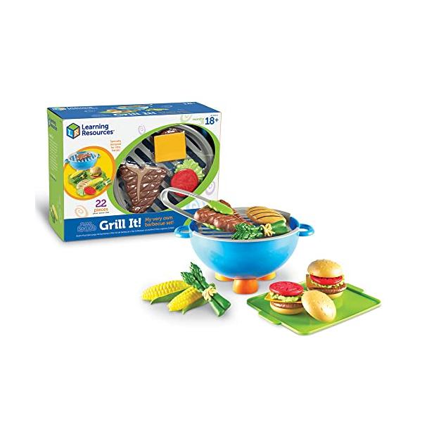 バーベキューセット/-/LER9260-D・Color:バーベキューセット・パッケージ個数:1・世界100カ国以上で愛されるラーニングリソーシズ (Learning Resources) の本格ままごとシリーズ。室内はもちろん、お庭などの屋...