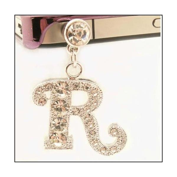 形：イニシャルサイズ：2,5ｃｍ×2.0ｃｍ素材：スワロスキーキュービック、合金対応：Ф３．５ｍｍイヤホンジャック付属のスマートフォン・オーディオ等色：シルバーＲ、スワロスキーキュービックを使用した手造りのイヤホンジャックアクセサリーです。...