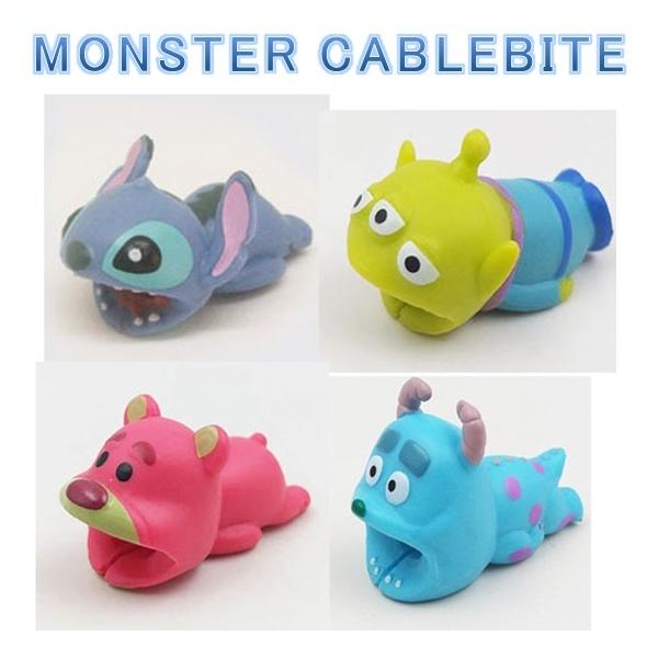 モンスターケーブルバイト商品説明痛みやすい充電ケーブルをしっかり保護かわいい動物がiphoneをがぶっと噛み付いて守るモンスター４種類送料無料 メール便で発送、ポストに投函されます仕様：サイズ  ：約18mm×約36cmm×約18mmウエイ...
