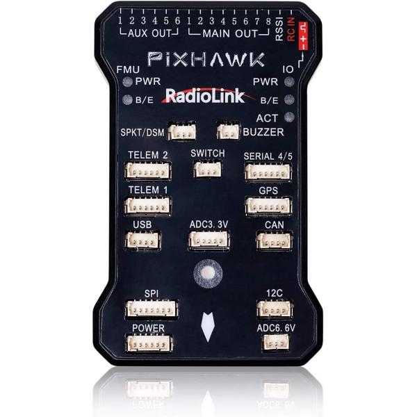 ■付属品・PIXHAWK x 1・パワーモジュール x 1・セフティースイッチ x 1・サーボケーブル x 1・センサー接続ケーブル x 2・Micro-SDカード(4G) x 1・ブーザ x 1・フォーム x 2