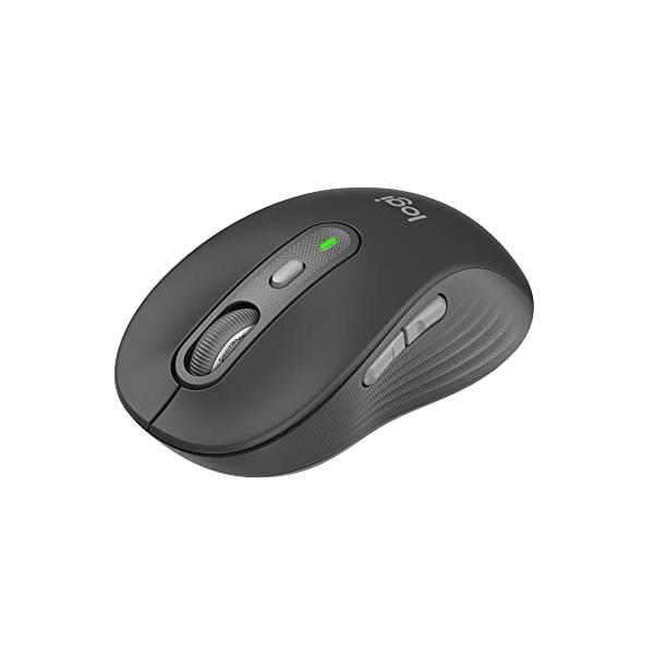 【商品概要】Signature M750/レギュラーサイズ/勢いよく回すと高速スクロールに自動で切り替わる/独自のSmartWheelを搭載したフィット感抜群の静音ワイヤレスマウスM750/標準モデルSignature M650の機能に加え...