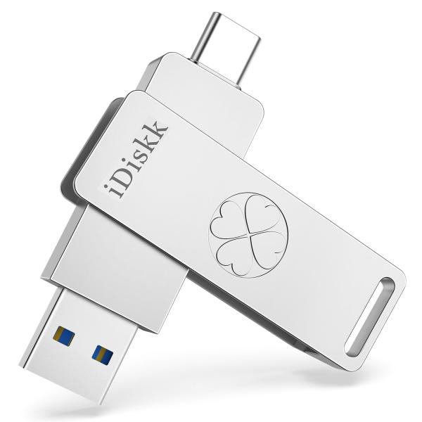 【商品概要】?【幅広い交換性： 先端的なUSB-A 3.2＋Type-C搭載】 外付けUSBメモリはUSB-A3.2とType-Cの接続コネクタを搭載され、 専用APPが必要なし、USBポートとType-CポートのデバイスにこのUSBスティ...