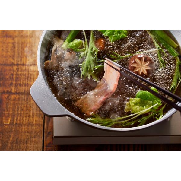 [内容]イベリコ豚バラ肉300ｇ、イベリコ豚肩ロース140ｇ、和風だし144g[アレルギー]　小麦[賞味期限]　冷凍30日※冷凍便でお届けします。