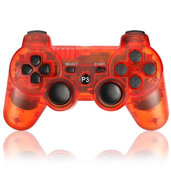 「商品情報」【対応機種】PS3対応（各種タイトルで動作確認済み）【接続方式】Bluetoothワイヤレス接続／簡単ペアリング【機能】振動機能搭載／高感度スティック／純正配置設計【カラーバリエーション】ブラック／クリアブルー／クリアレッド／ク...