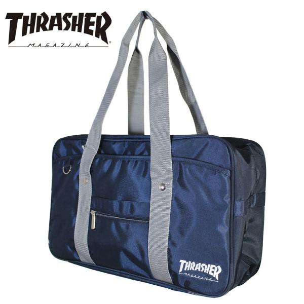 THRASHER スクールバッグストリートファッションの定番ブランド「THRASHER（スラッシャー）」。スケートボード雑誌「THRASHER Magazine」から生まれたブランドです。・使いやすいシンプルなデザインのスクールバッグ・内外...