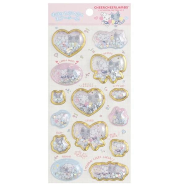 キラキラした金縁とスパンコールが豪華なシールお手紙やプレゼントのデコレーションにも※ こちらの商品はプレミア価格での販売となっておりますのでご理解の上でお買い求めください。