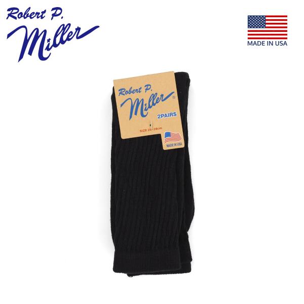 【商品説明】 340C 2P SOCKSアメリカ製の2Pソックス。【ブランド】 Robert P. Miller/ロバートピーミラー1937年米国アーカンソー州で父のテキスタイル会社を引き継いだRobert P. Millerが、アンダーウ...